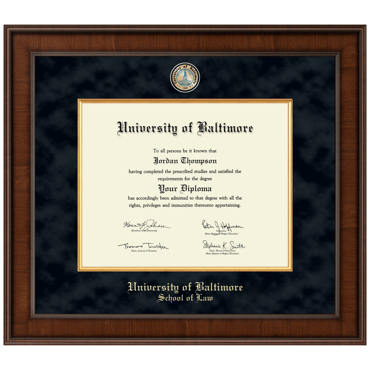 Presidential Masterpiece Diploma Frame in Madison University of ...