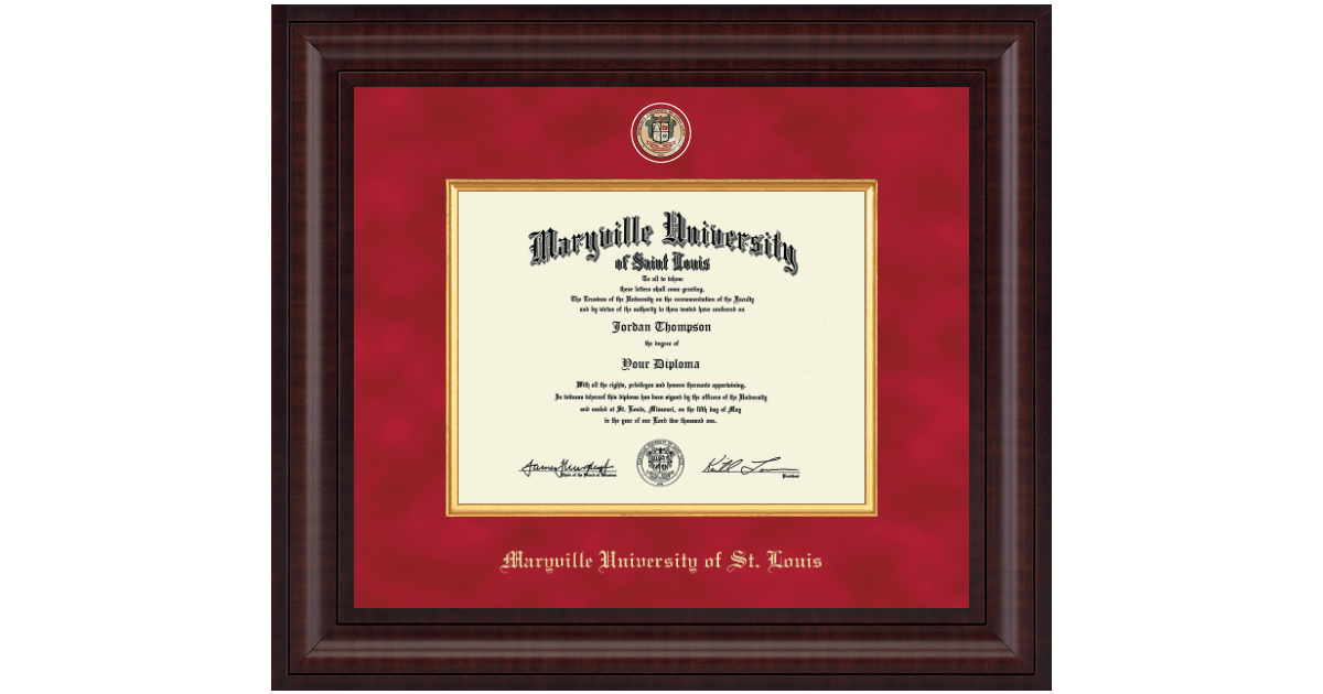 Presidential Masterpiece Diploma Frame in Premier Maryville University ...