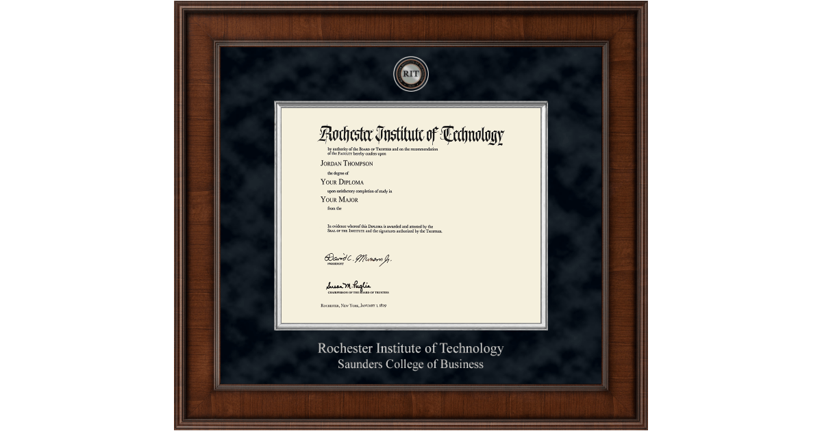 Presidential Masterpiece Diploma Frame in Madison Rochester Institute ...