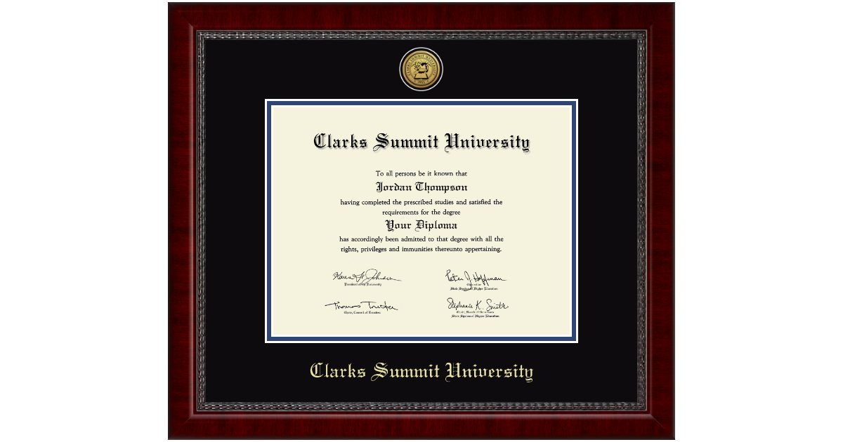 Gold Engraved Medallion Diploma Frame in Sutton Clarks Summit ...