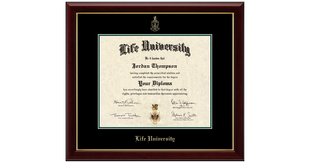 Pre Fall 2021 PhD- Gold Embossed Diploma Frame in Gallery Life ...
