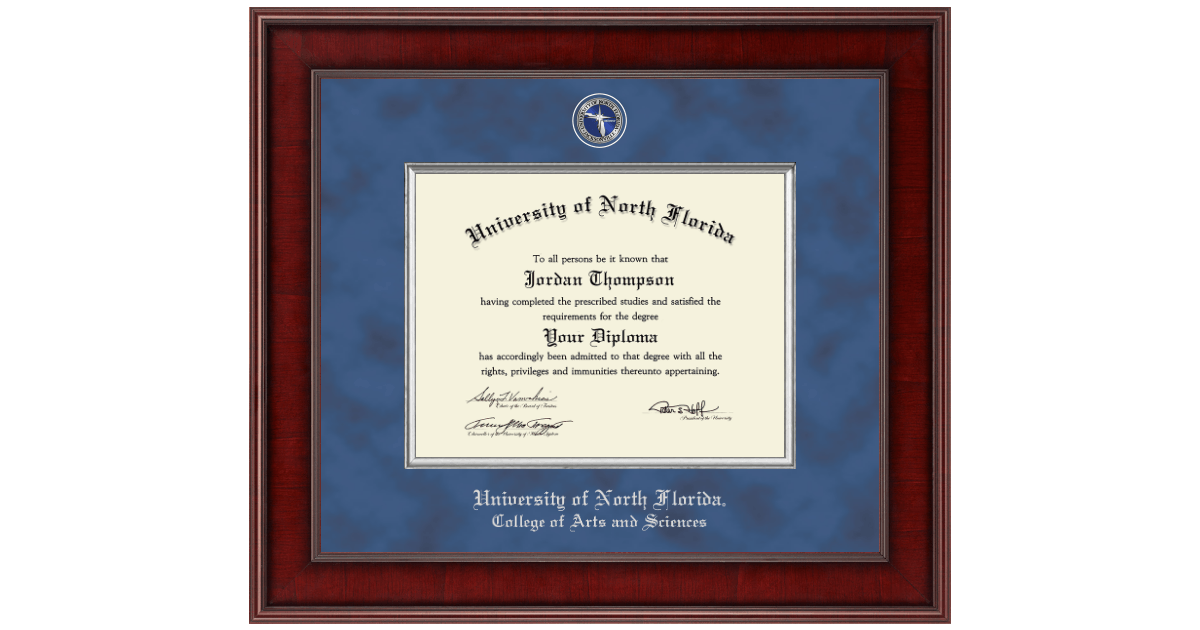 UNF College of Arts and Sciences Diploma Frames | Church Hill Classics