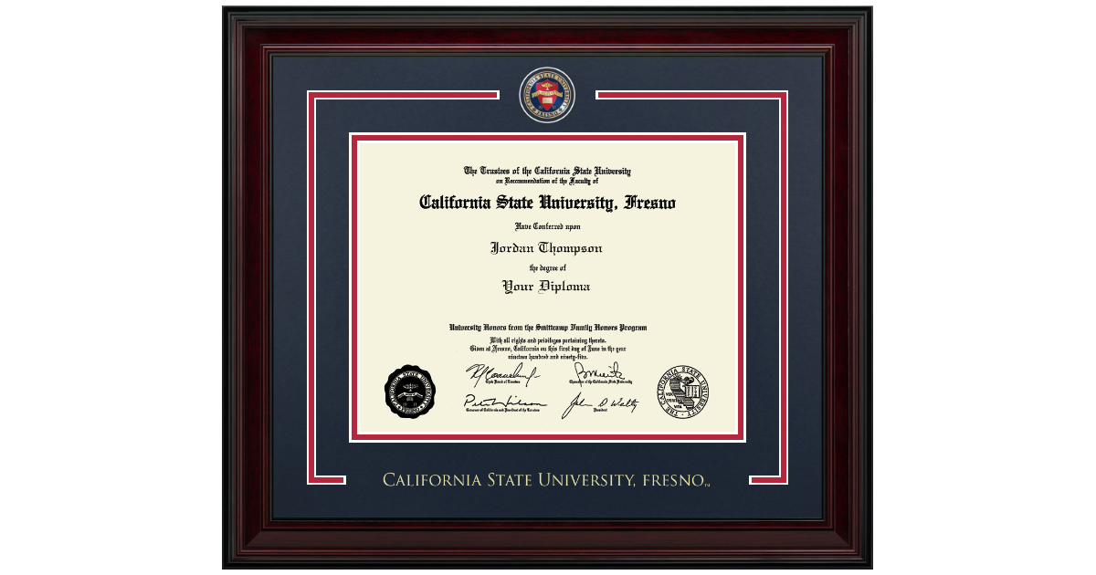 Showcase Edition Diploma Frame in Encore California State University ...