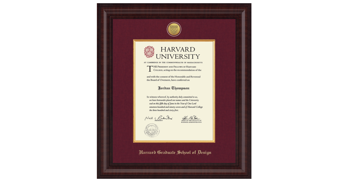 Harvard Diploma Certificate Templates