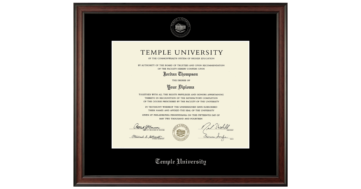 Pre-Spring 2023- Silver Embossed Diploma Frame in Studio Temple ...
