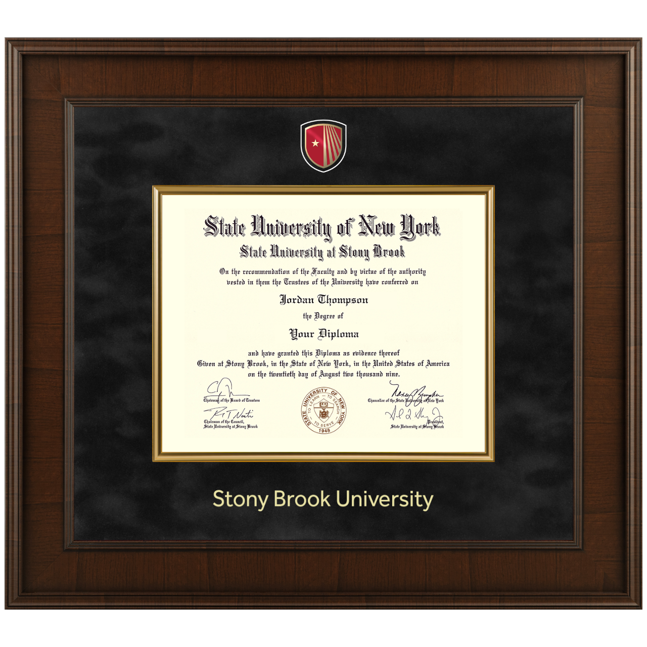 Stony Brook University Diploma Frame | Custom Frames Online | Church ...