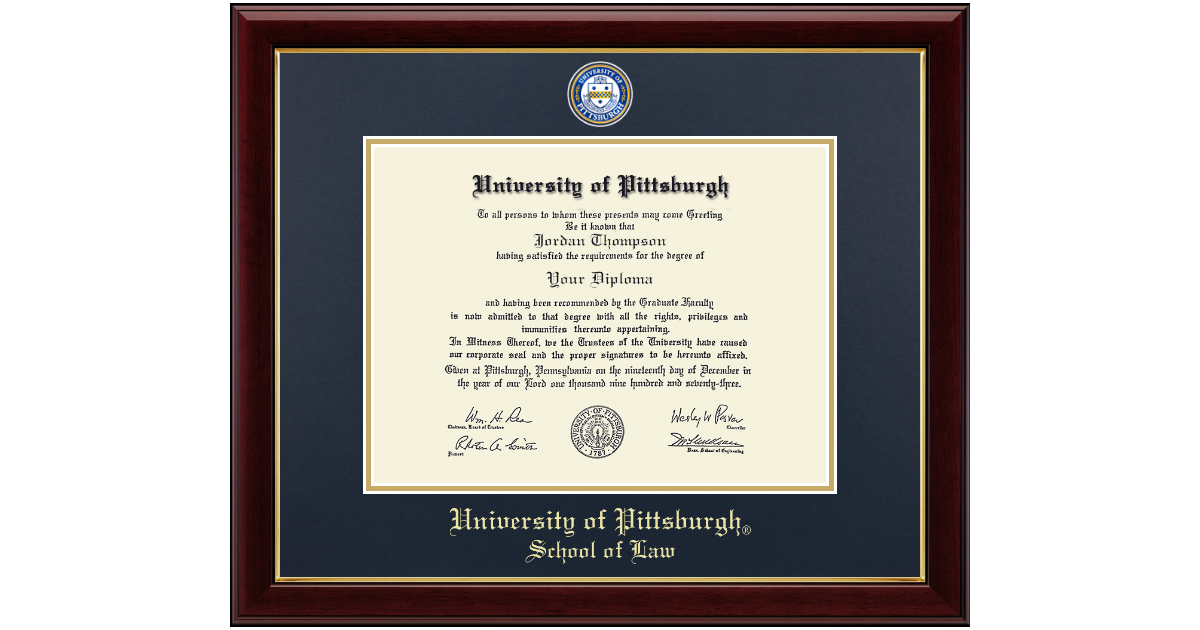 Professional Degree- Masterpiece Medallion Diploma Frame in Gallery ...