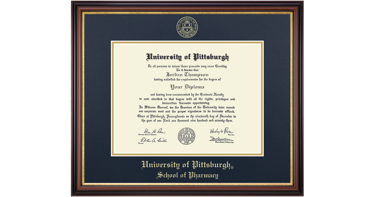 Professional Degree- Gold Embossed Diploma Frame in Regency Gold ...