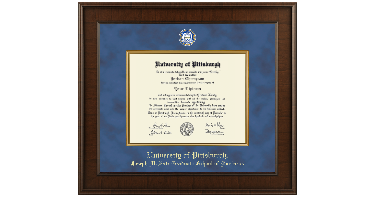 Presidential Masterpiece Diploma Frame in Madison University of ...