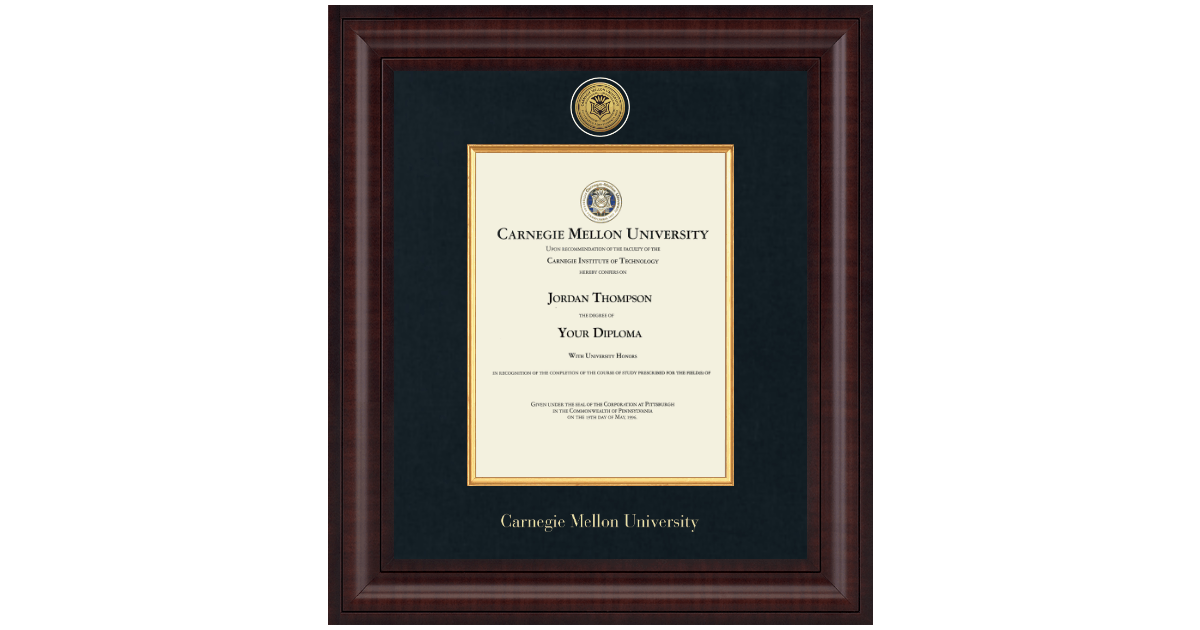 Pre-1994 Bach/Mast- Presidential Gold Engraved Diploma Frame in Premier ...