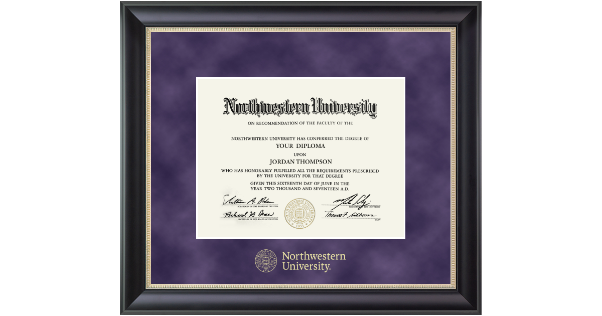 Northwestern University Certificate DIPLOMA NORTHWESTERN UNIVERSITY