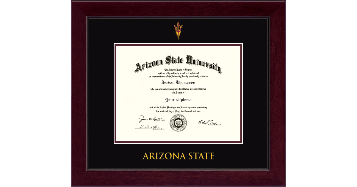 Dimensions Diploma Frame in Cordova Arizona State University - Item #346915