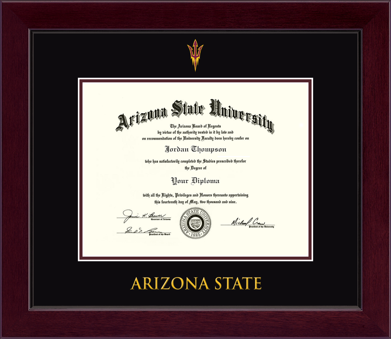 Arizona State University Dimensions Diploma Frame in Cordova - Item #346915