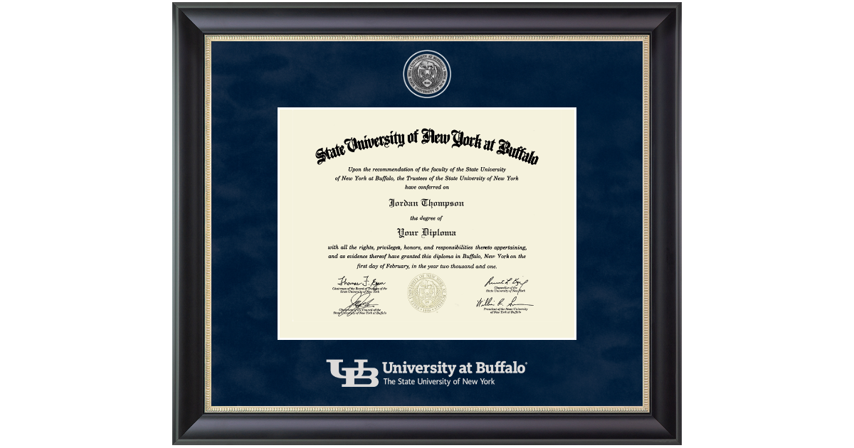 Regal Edition Diploma Frame in Noir University at Buffalo - Item #351996 from SUNY University at ...
