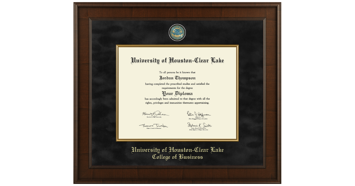 UHCL College of Business Diploma Frames | Church Hill Classics