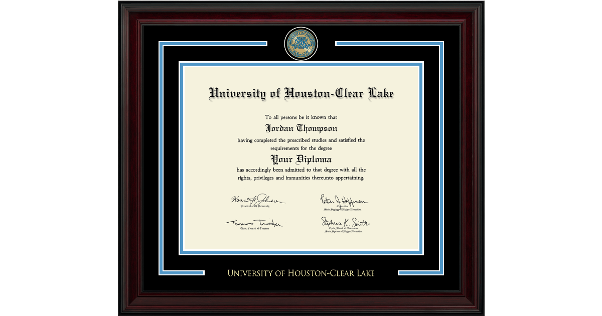 Showcase Edition Diploma Frame in Encore University of Houston-Clear ...