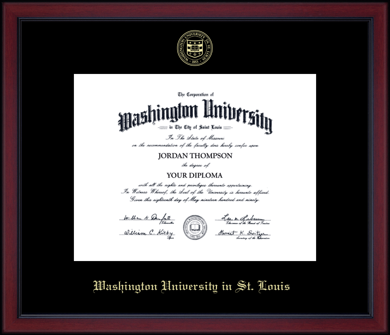 Washington University in St. Louis Gold Embossed Achievement Edition ...