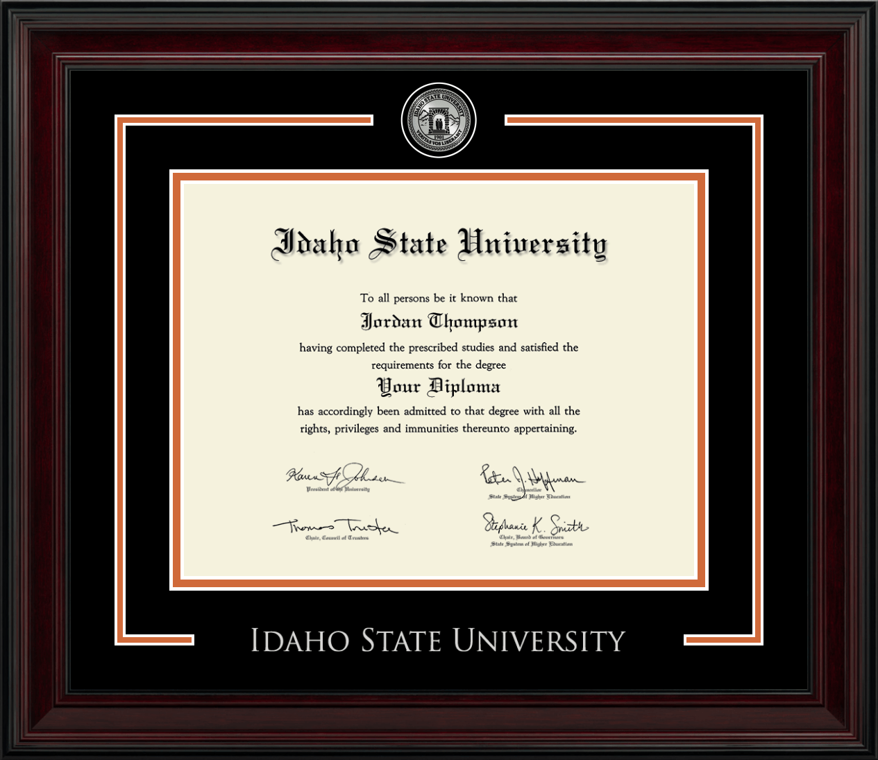 Idaho State University Showcase Edition Diploma Frame in Encore - Item ...