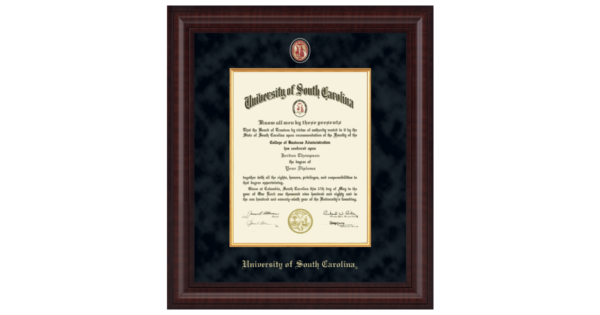 USC Sumter - Diploma Frames - Church Hill Classics