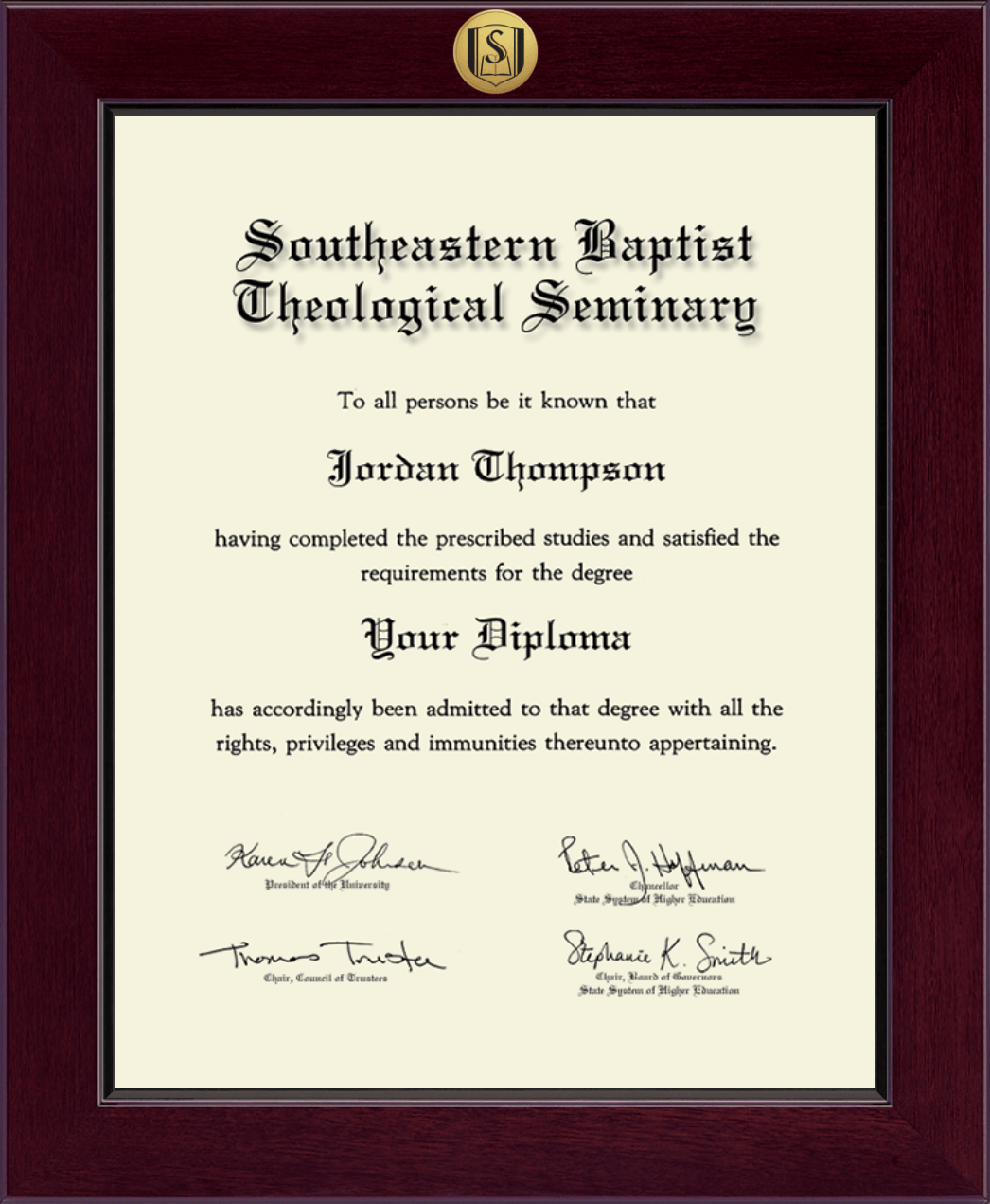 Southeastern Baptist Theological Seminary Pre-Dec 2022 Bach/Mast/PhD ...