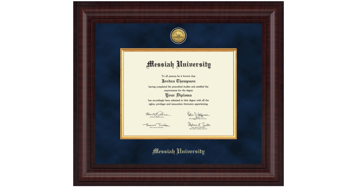 Presidential Gold Engraved Diploma Frame in Premier Messiah University - Item #365955 from ...