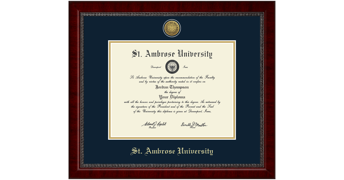 Gold Engraved Medallion Diploma Frame in Sutton Saint Ambrose ...