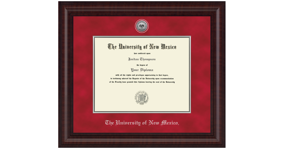 PhD- Presidential Silver Engraved Diploma Frame in Premier The ...