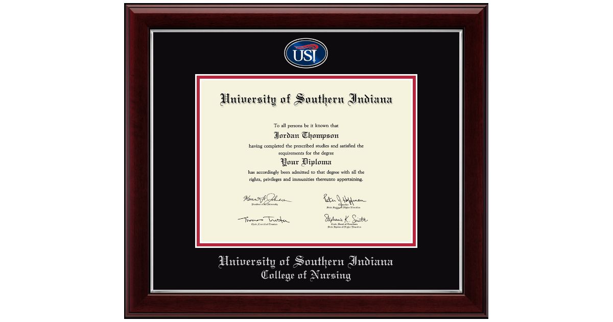 Masterpiece Medallion Diploma Frame in Gallery Silver University of ...