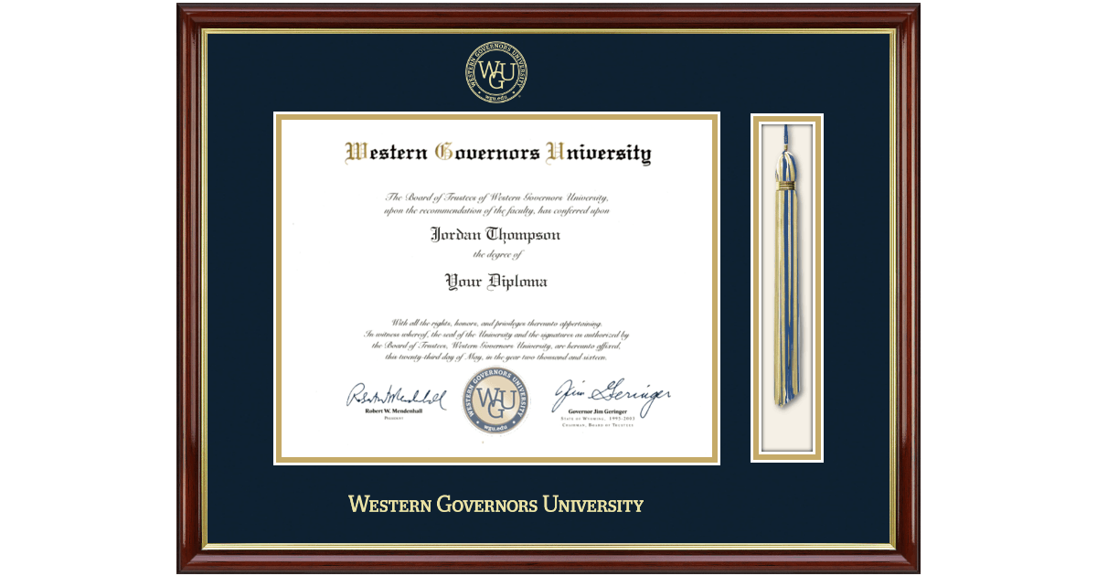 11x14 Optional Size- Tassel & Cord Diploma Frame in Southport Gold ...