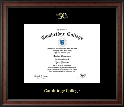 Cambridge College | Diploma Frames | Church Hill Classics
