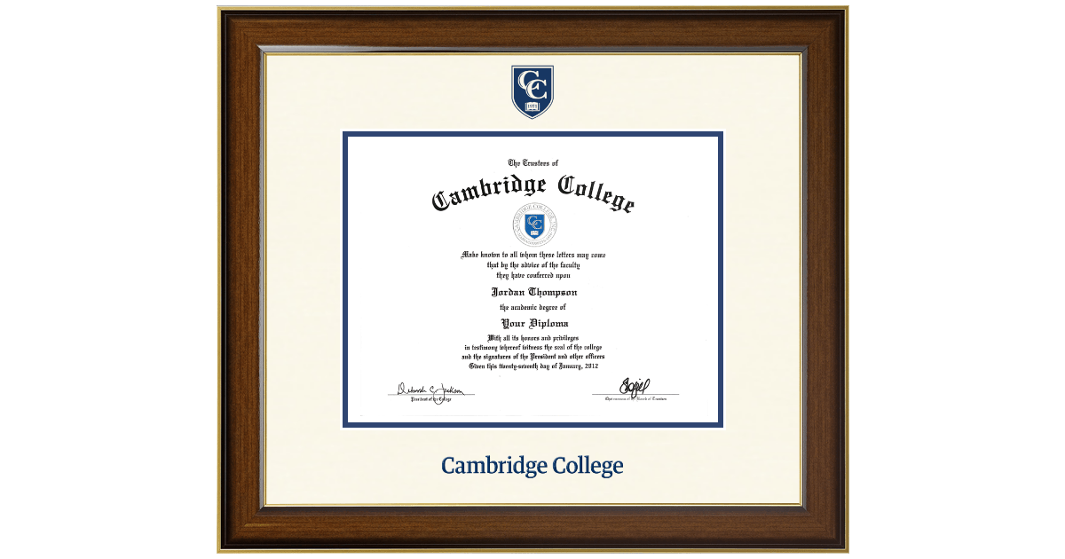 Dimensions Diploma Frame in Westwood Cambridge College - Item #373853 ...