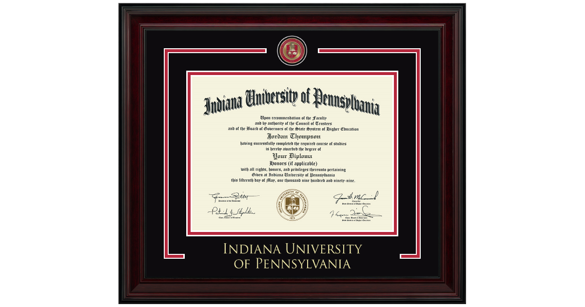 Showcase Edition Diploma Frame in Encore Indiana University of ...