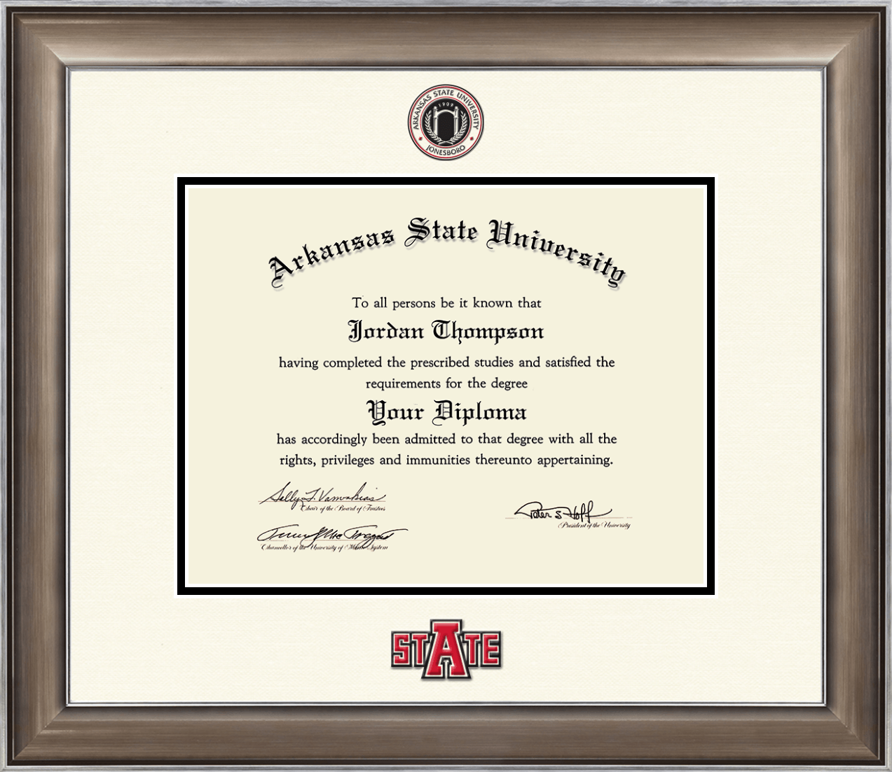 Arkansas State University at Jonesboro Dimensions Diploma Frame in ...