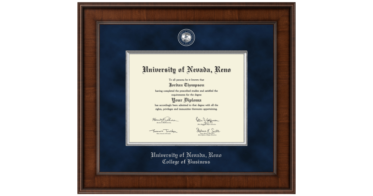 UNR College of Business Diploma Frames | Church Hill Classics