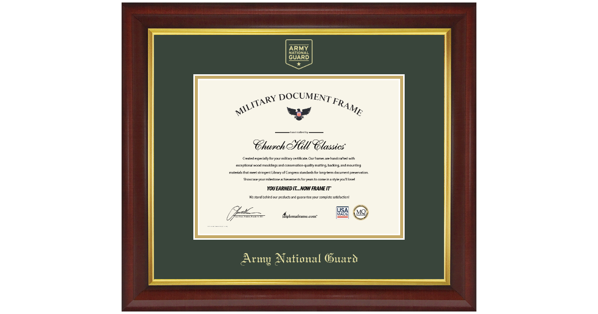 Army National Guard Frames & Gifts | Church Hill Classics