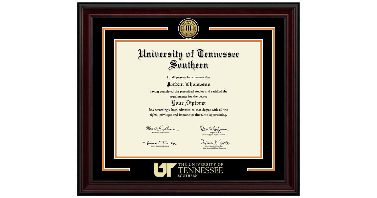 Showcase Edition Diploma Frame in Encore University of Tennessee ...