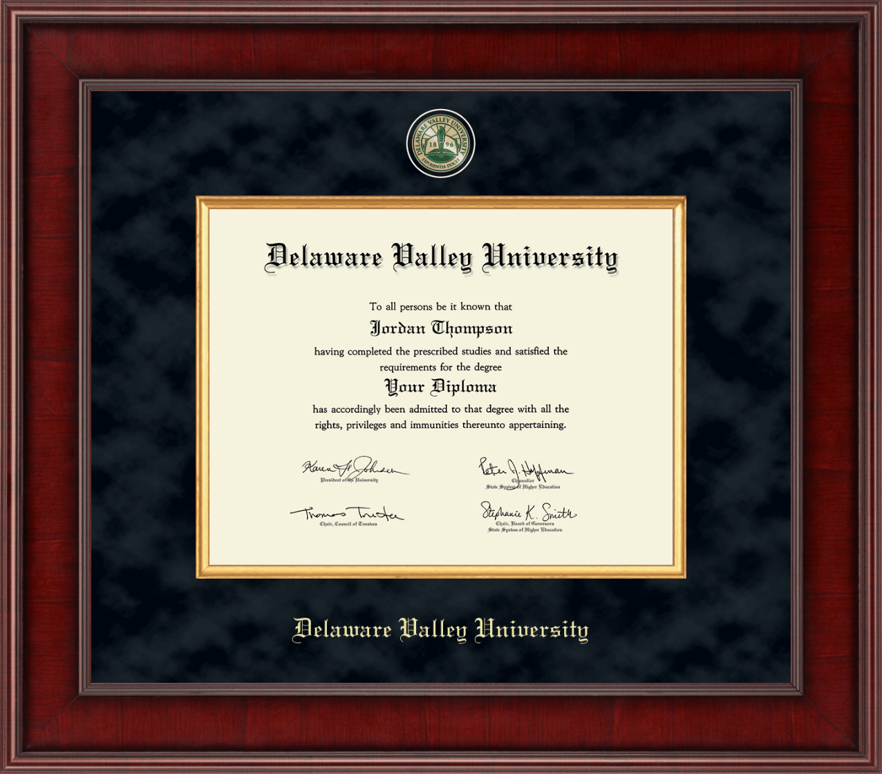 Delaware Valley University Presidential Masterpiece Diploma Frame in ...