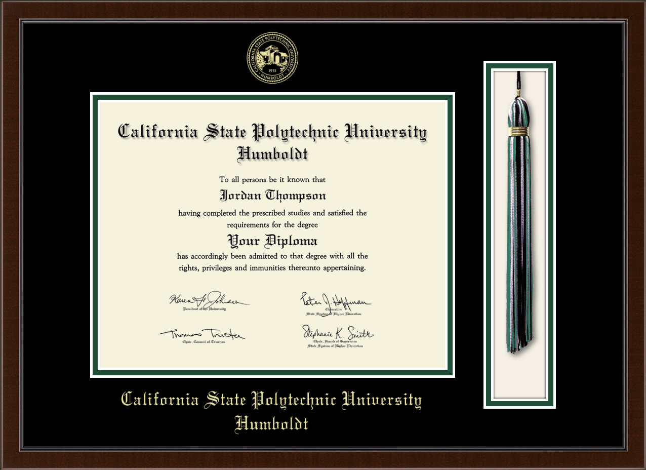 California State Polytechnic University Humboldt Tassel Edition Diploma ...