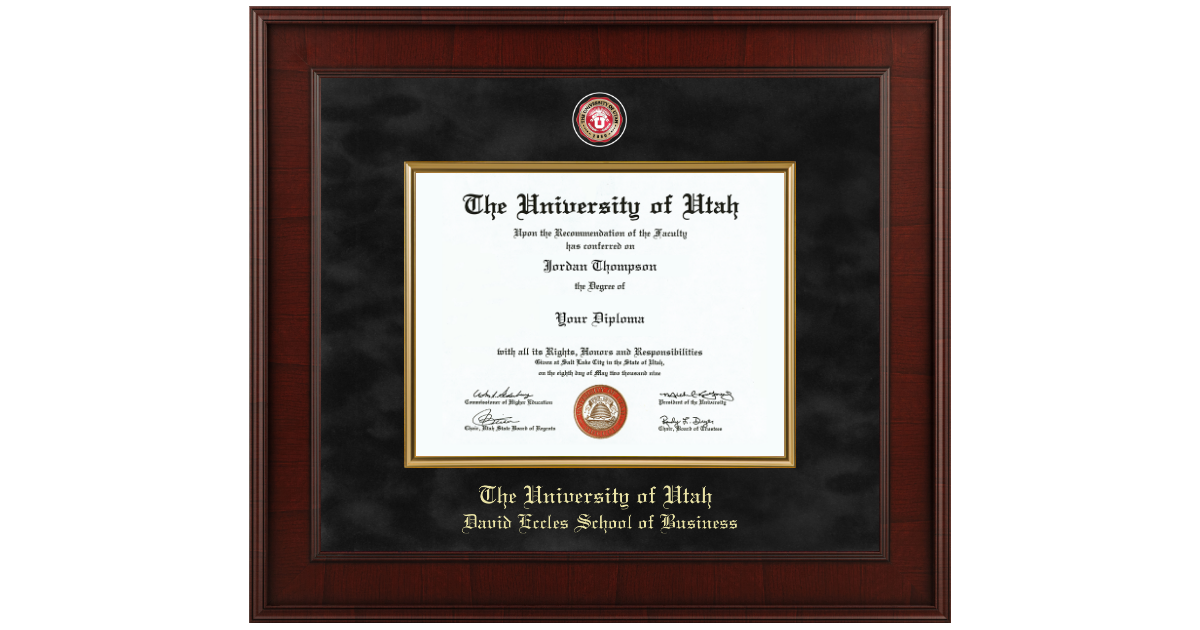 Presidential Masterpiece Diploma Frame in Jefferson The University of ...