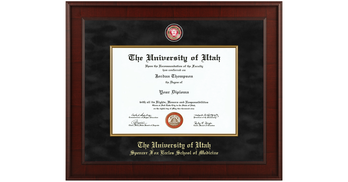 Dr. of Medicine- Presidential Masterpiece Diploma Frame in Jefferson ...