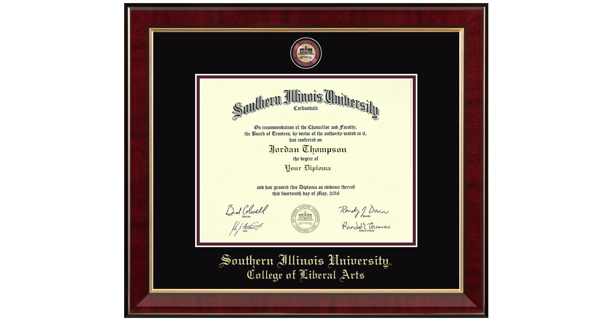 Masterpiece Medallion Diploma Frame in Murano Southern Illinois ...
