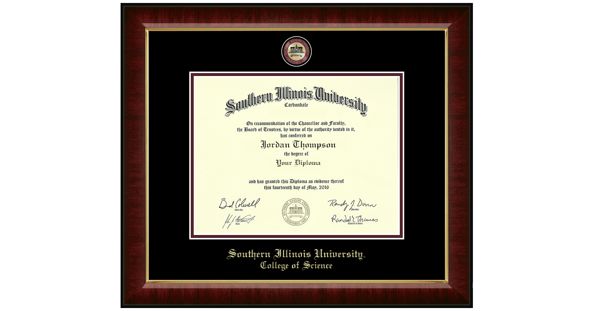 Masterpiece Medallion Diploma Frame in Murano Southern Illinois ...