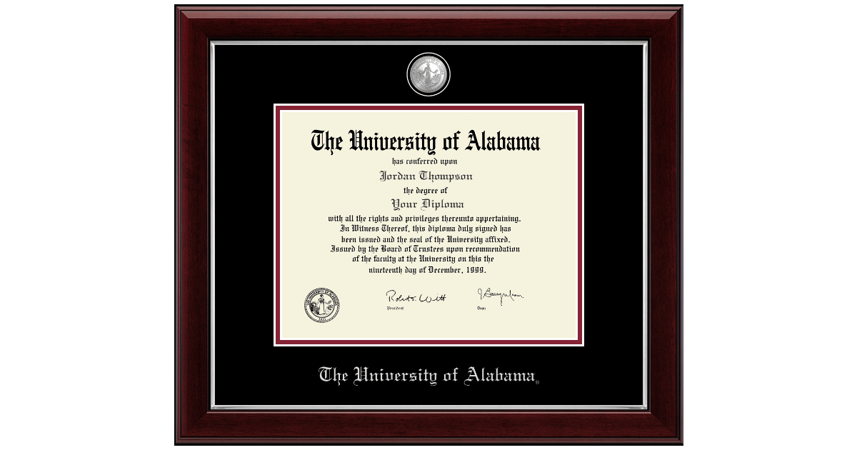Pewter Masterpiece Medallion Diploma Frame in Gallery Silver The ...