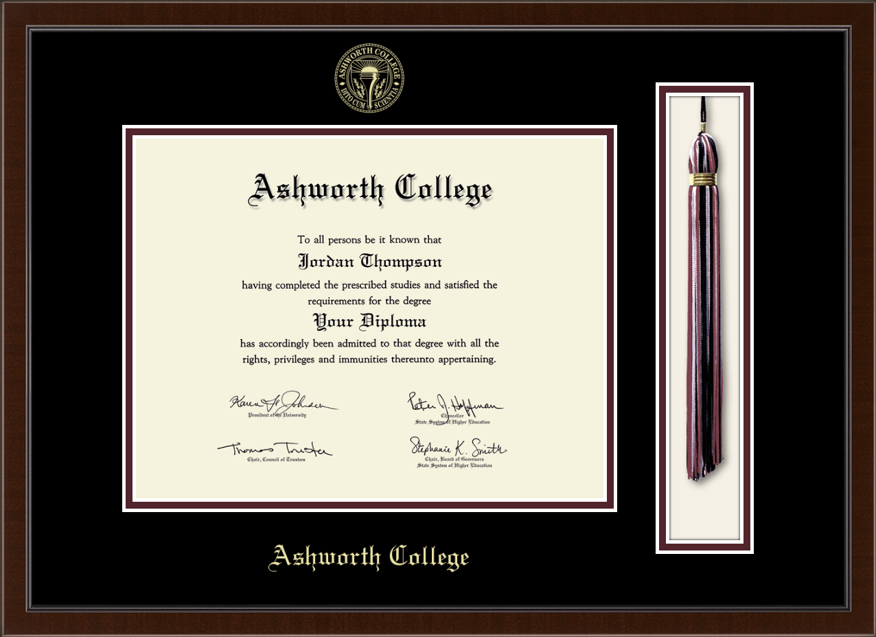 Ashworth College Tassel Edition Diploma Frame in Delta - Item #408177