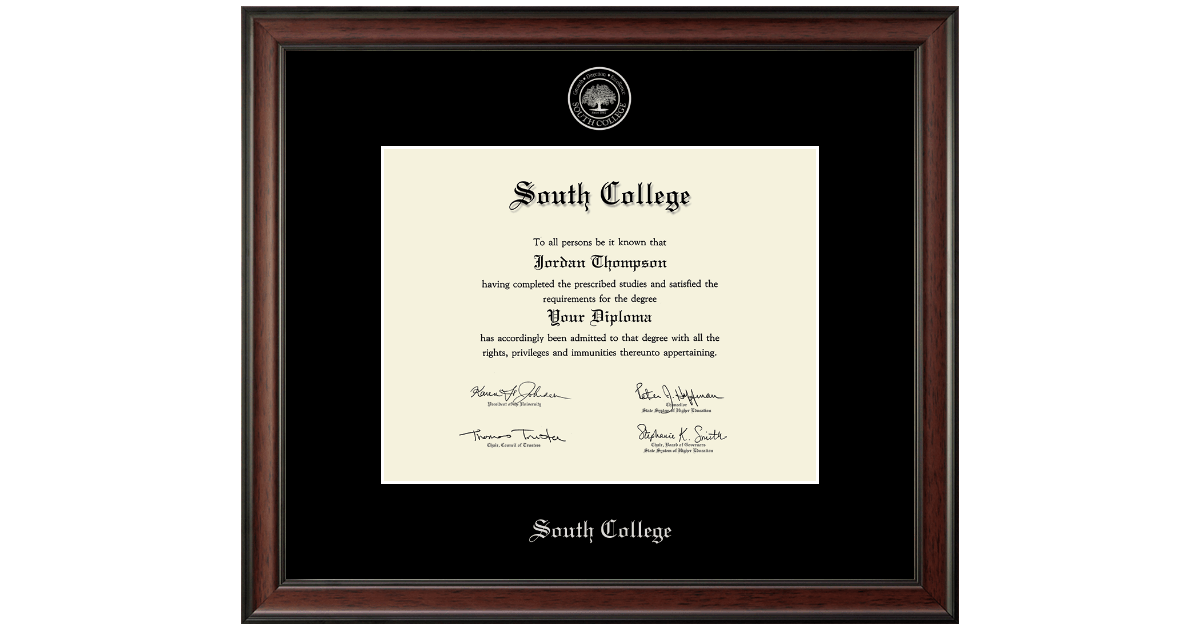 Silver Embossed Diploma Frame in Studio South College - Item #410738 ...