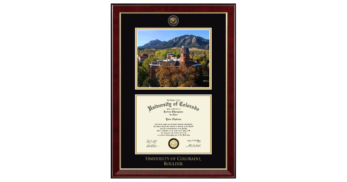 Campus Scene Masterpiece "Fall Photo" Diploma Frame in Murano ...