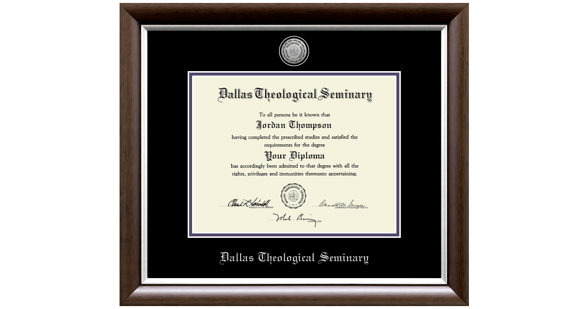 Silver Engraved Medallion Diploma Frame in Devonshire Dallas ...