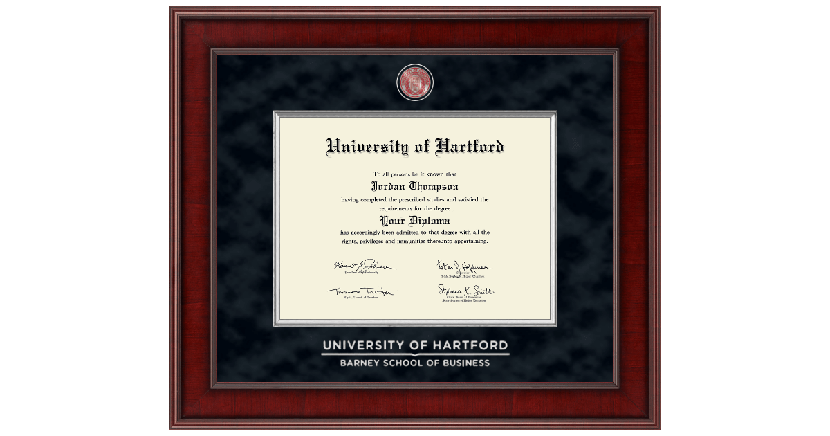 UHART Barney School of Business Diploma Frames | Church Hill Classics