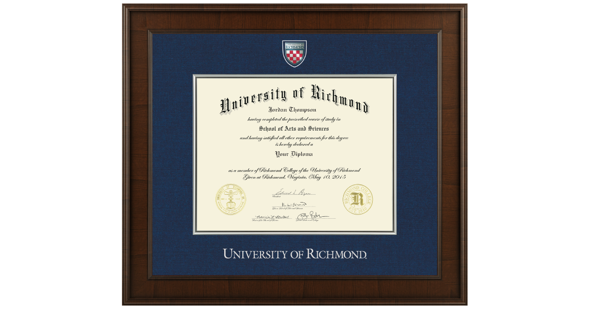 Presidential Masterpiece Diploma Frame in Madison University of ...