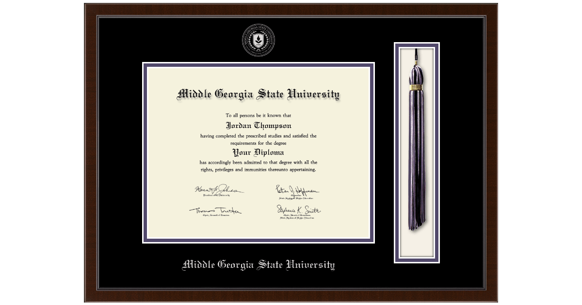 Tassel & Cord Diploma Frame in Delta Middle Georgia State University ... Tassel & Cord Diploma Frame in Delta Middle Georgia State University ...